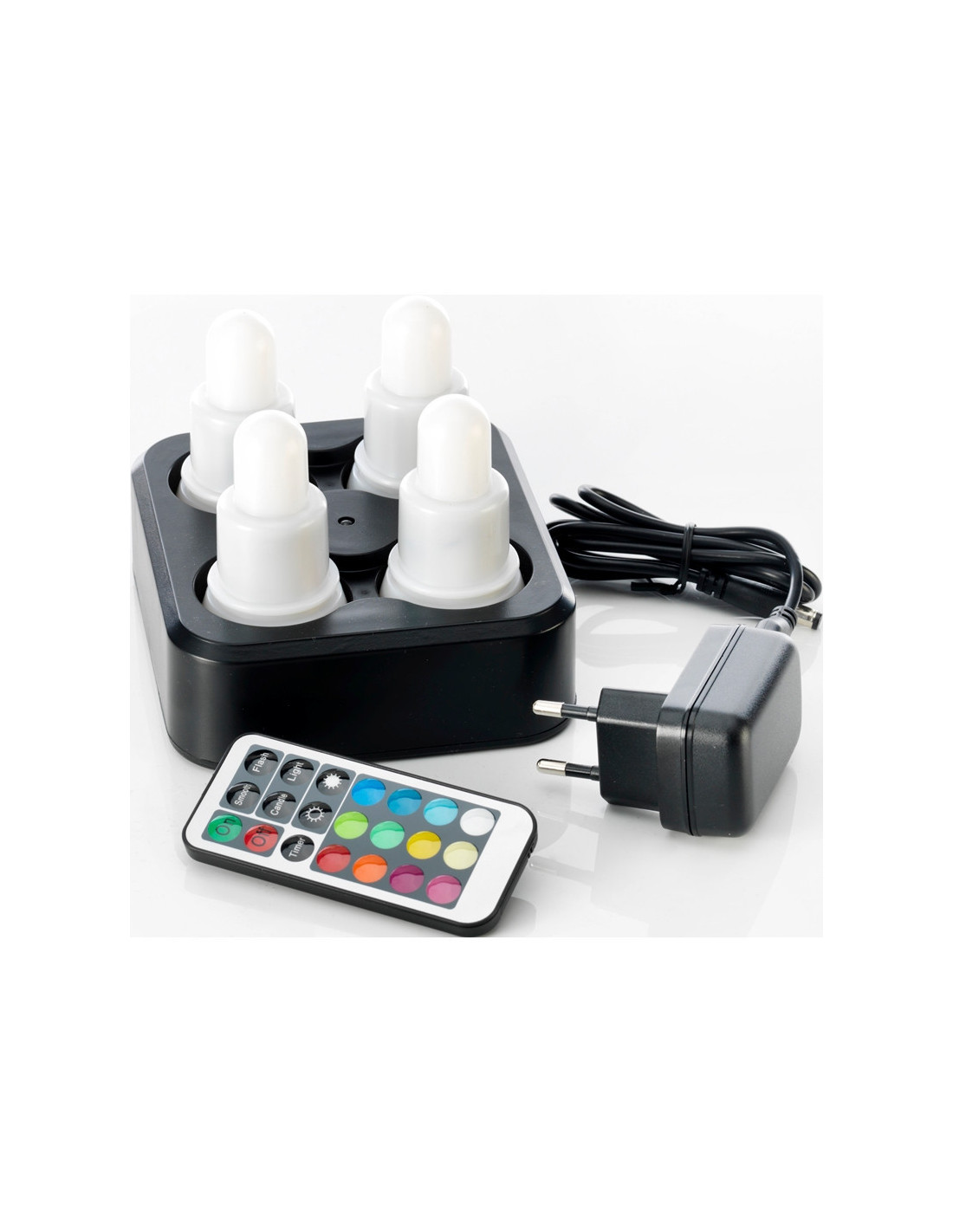 Find LED lys Duni Varm-Hvid Multicolor Varm-Hvid 4stk/sæt hos...