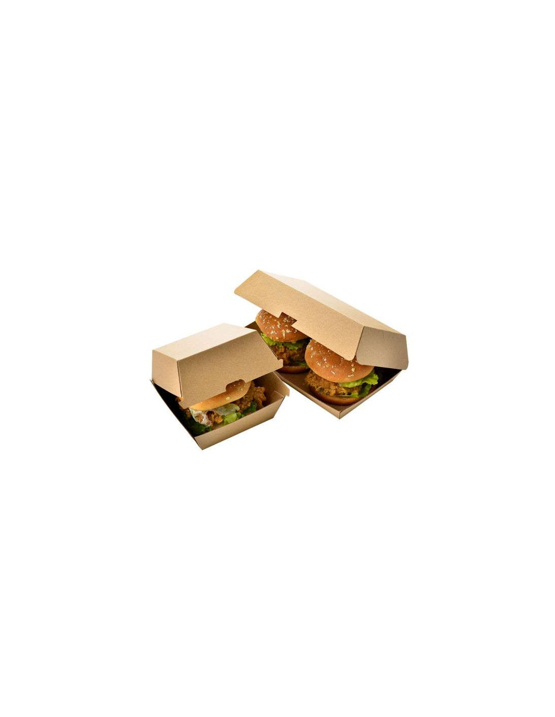 Menu Box Take-Away Brown 12x18x7.5cm 200pc/box - 667 - Smart...