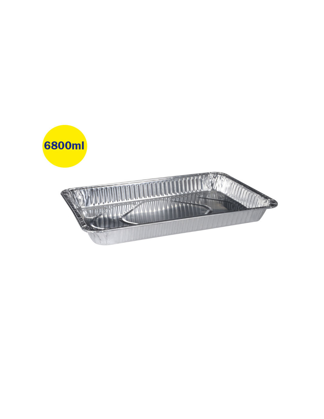 Foil tray Round 158ml 24x100pc/box - 704 - A small foil tray