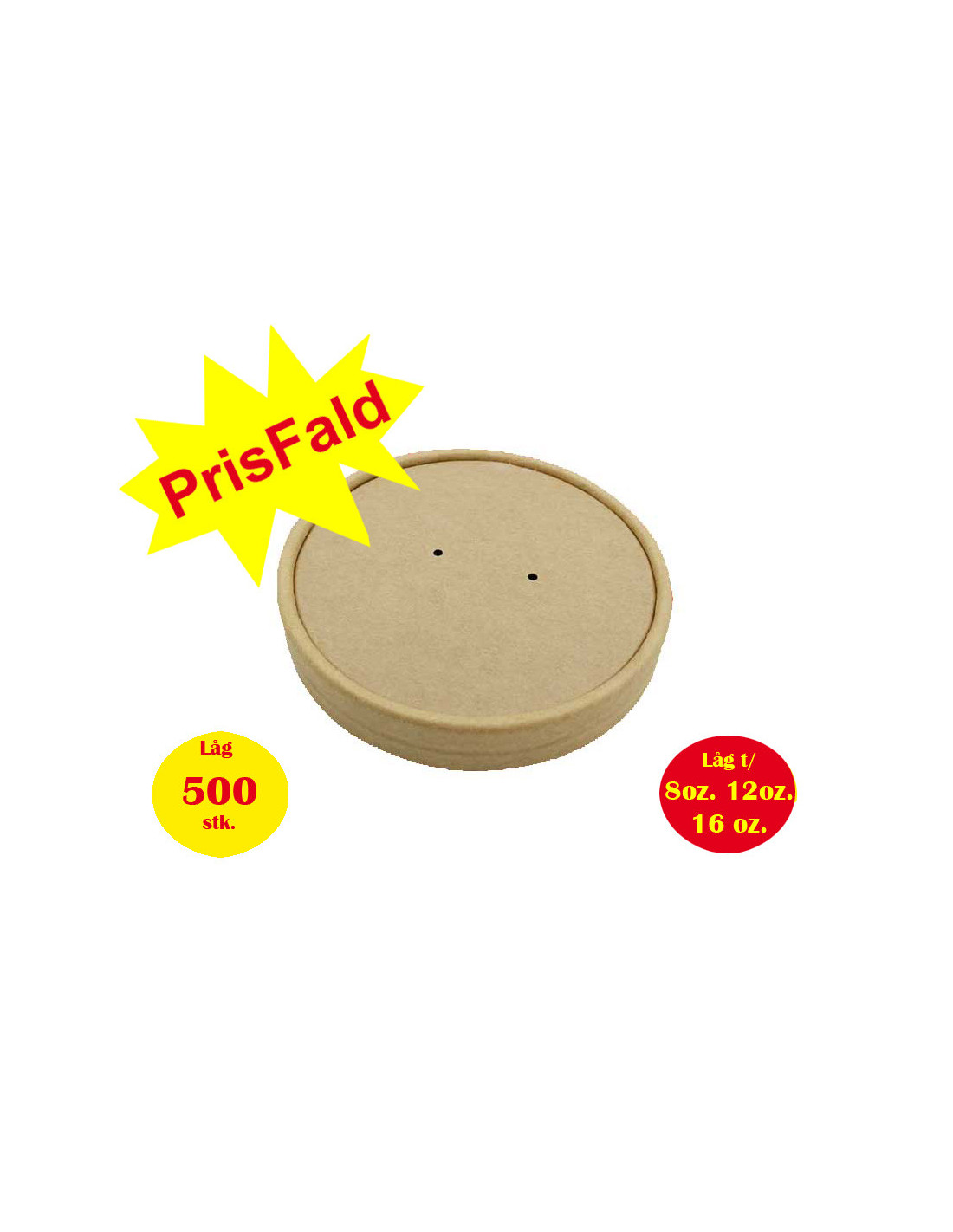 Find Suppe / DeliSkål Låg Natur 8-16 Oz. Krt.20x25stk/pk. hos...